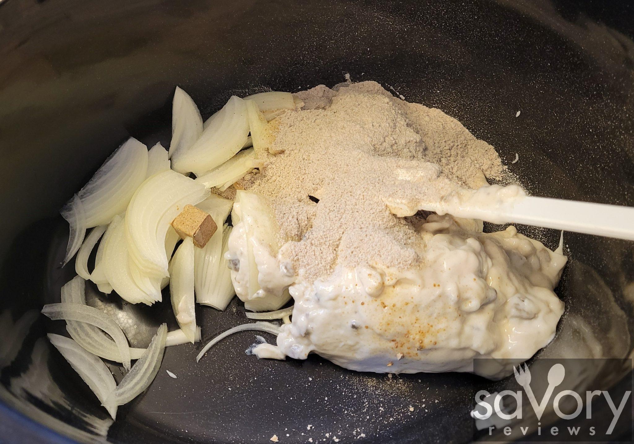 Slow Cooker Beef Tips Over Rice - SavoryReviews